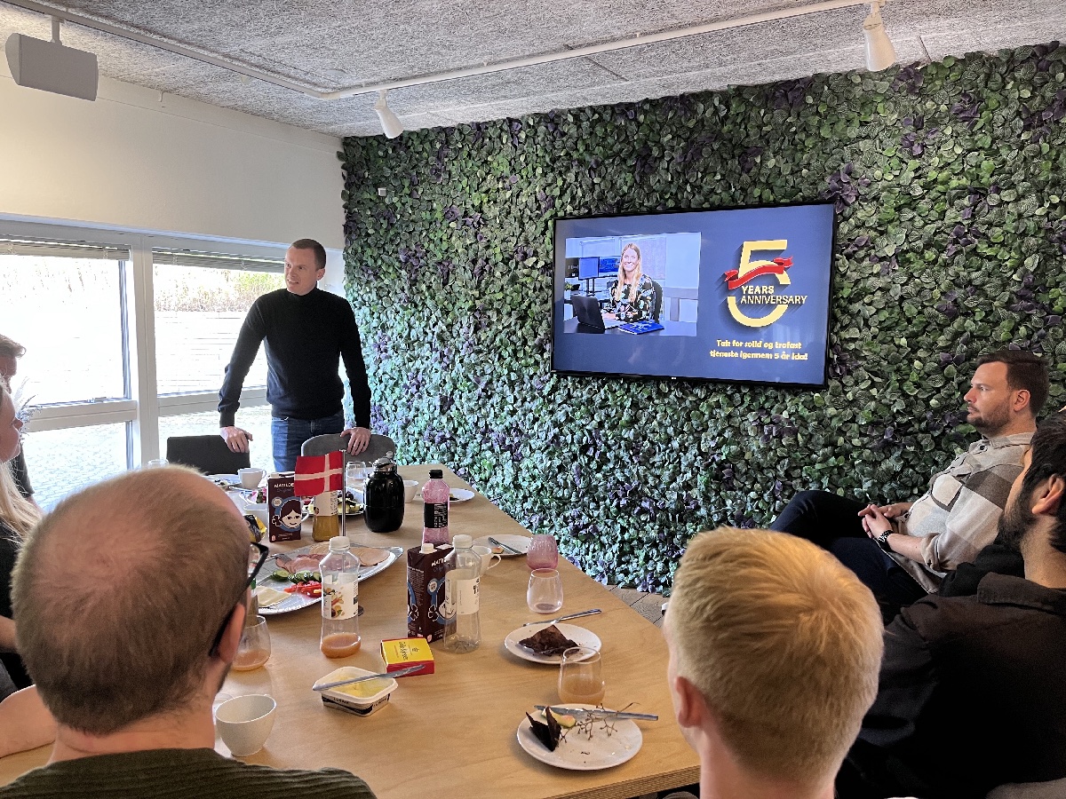 5 års jubilæum - Dan Hansen VVS ApS